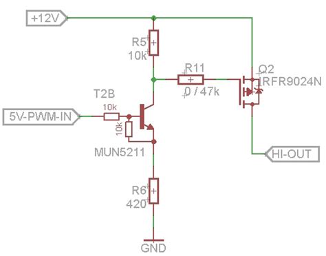 Pintura Fresca Senal Colores 27 Pwm Analog Schaltung MOSFET Mit
