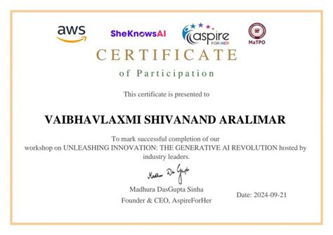 Vaibhavlaxmi Aralimar On Linkedin Airevolution Generativeai