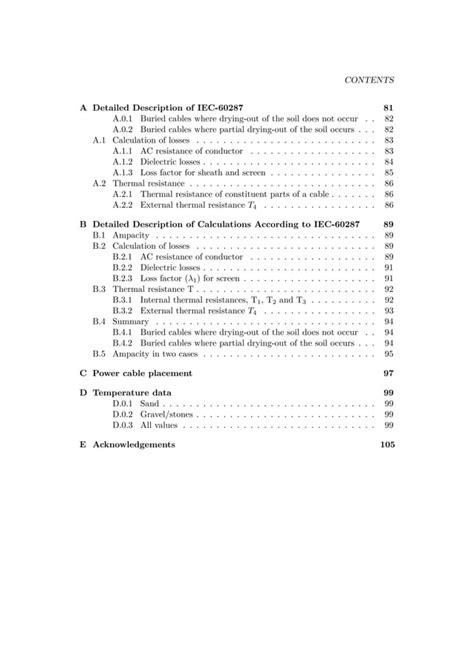 Ampacity According To Iec 60287 Pdf Physics Science