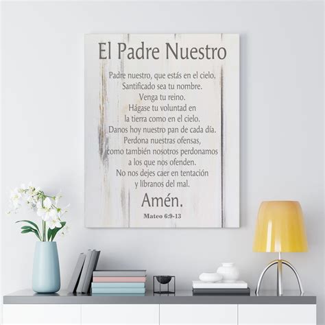 Express Your Love Gifts Lords Prayer Spanish El Padre Nuestro White
