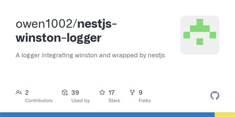 Github Owen1002nestjs Winston Logger A Logger Integrating Winston