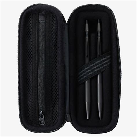Cross Classic Century Ballpoint Pen And Pencil Set Micro Knurled Black