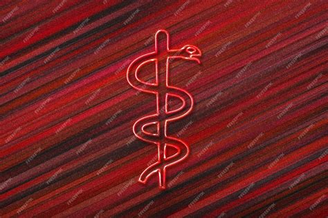 Premium Photo Medical Symbol Rod Of Asclepius Asclepius Insignia