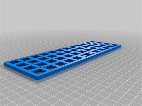 Planck Plate And Case Teensy Based By Falangy Download Free Stl Model