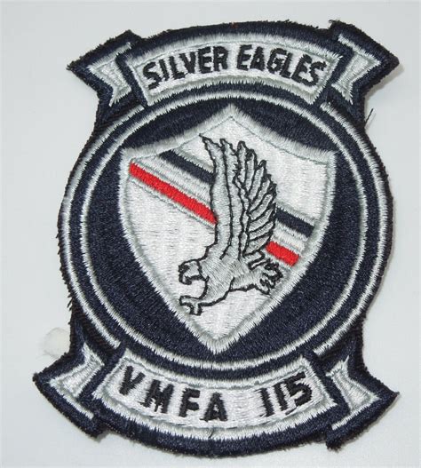Original Vietnam War Usmc Marine Corps Vmfa 115 Silver Eagles Patch S13