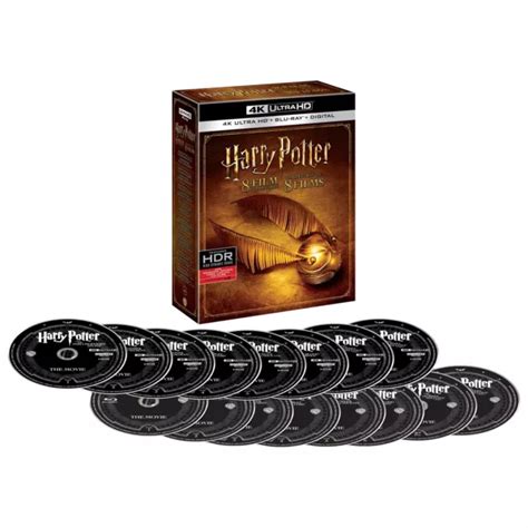 Harry Potter The Complete 8 Film Collection 4k Ultra Hd 2001 Blu