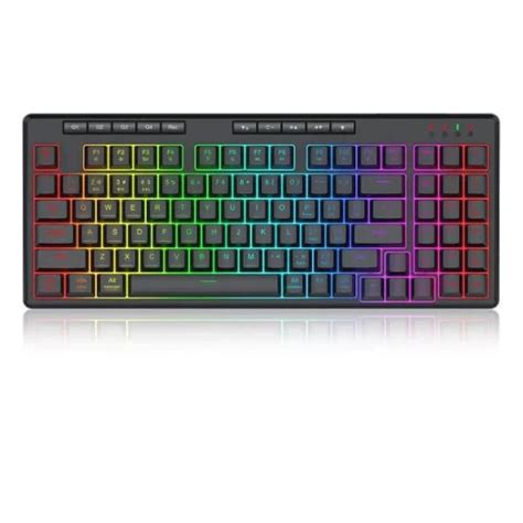 Redragon K517 Varro Wired Rgb Gaming Keyboard With 5 Macro Keys And Wrist Rest