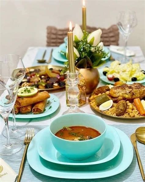 طاولة رمضان Food Menu Dream House Decor
