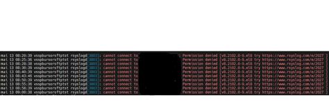 Rsyslog Cannot Connect Permission Denied 2027 On Graylog Server