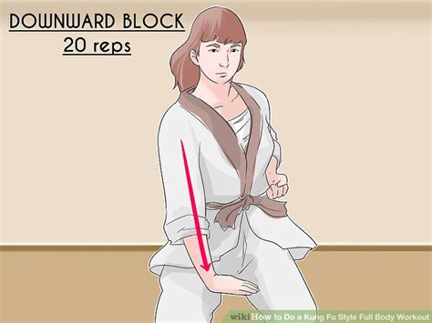 3 Ways To Do A Kung Fu Style Full Body Workout Wikihow Fitness