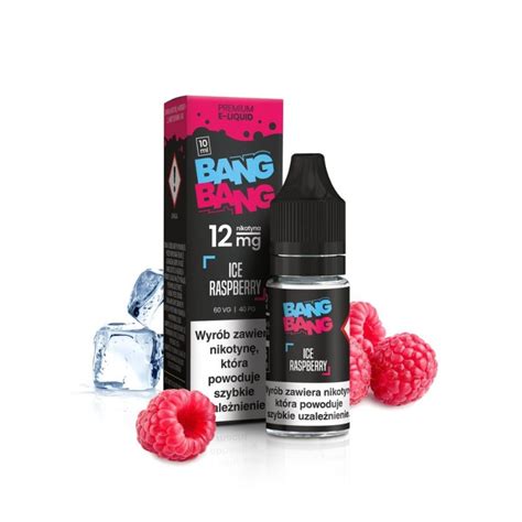 Liquid Bang Bang 10ml Ice Raspberry 12mg Doctorvape