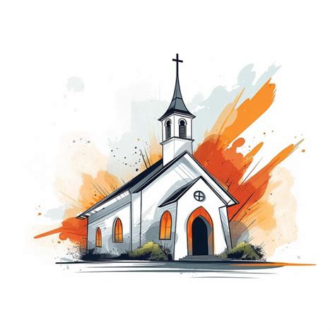 Premium Ai Image Church Design