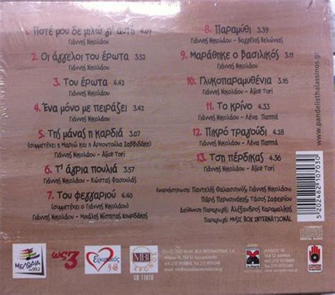 ΘΑΛΑΣΣΙΝΟΣ ΠΑΝΤΕΛΗΣ ΟΙ ΑΓΓΕΛΟΙ ΤΟΥ ΕΡΩΤΑ Acappela