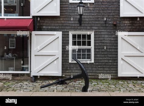 Anchor In Front Of A House In Downtown Halifax Nova Scotia Canada