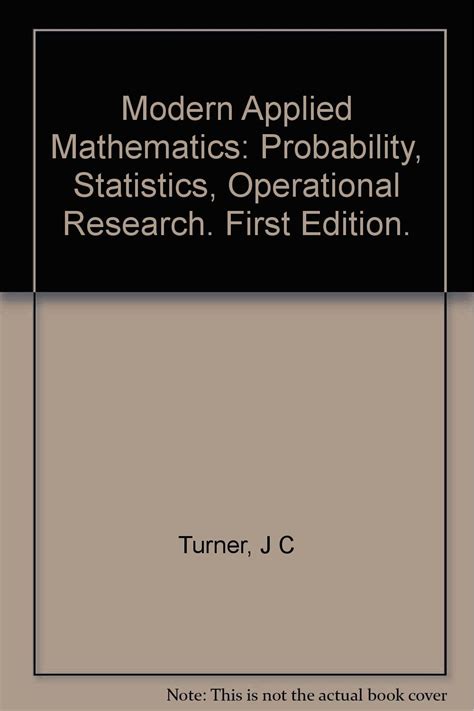 Modern Applied Mathematics Probability Statistics Operational