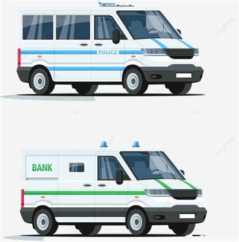 一組矢量插圖 以扁平 Rgb 顏色的裝甲半卡車為特色 向量 向量 犯罪 卡通片向量圖案素材免費下載，png，eps和ai素材下載