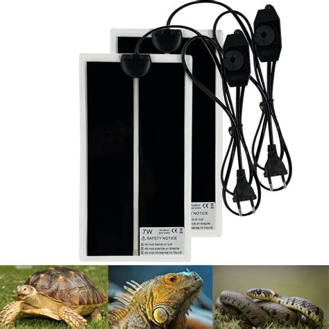 PeSandy Tapis Chauffant Reptile 2 PIÈCE Tapis Chauffant Terrarium