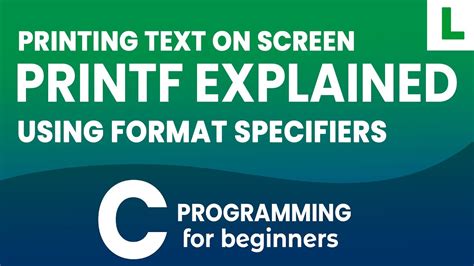 Mastering Printf In C Format Specifiers And Dynamic Output For Beginners