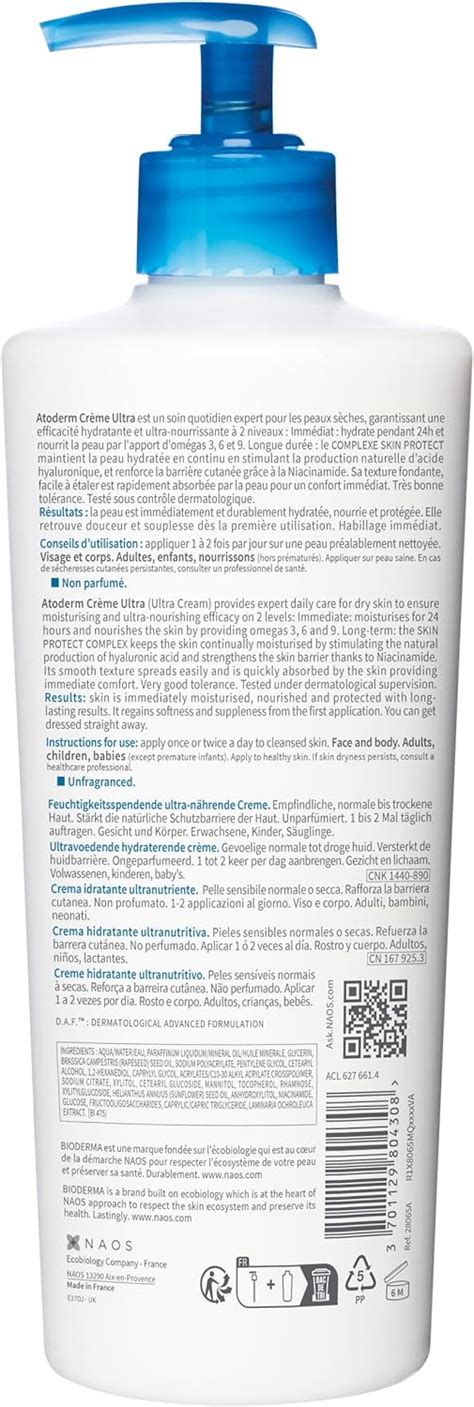 Bioderma Atoderm Ultra Nourishing Cream 500 Ml