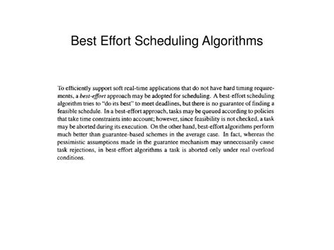 Ppt Understanding Real Time Scheduling Concepts From Basics To
