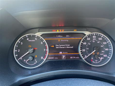 Nissan Sentra Key System Error