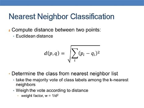 Data Mining Lecture 11 Classification Nearest Neighbor Classification