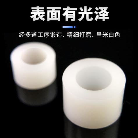 Abs隔离柱塑料绝缘尼龙螺柱垫高垫圈垫片pcb线路板支撑柱间隔柱m3 虎窝淘