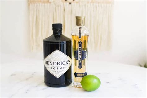 A Simple French Gimlet Recipe For Spring St Germain Gin Gimlet Cupcakes And Cutlery