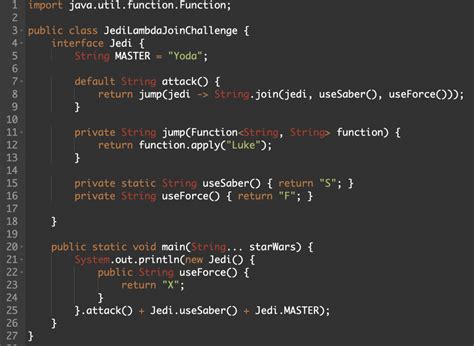 Join The Jedi Lambda Join Java Challenge Foojay