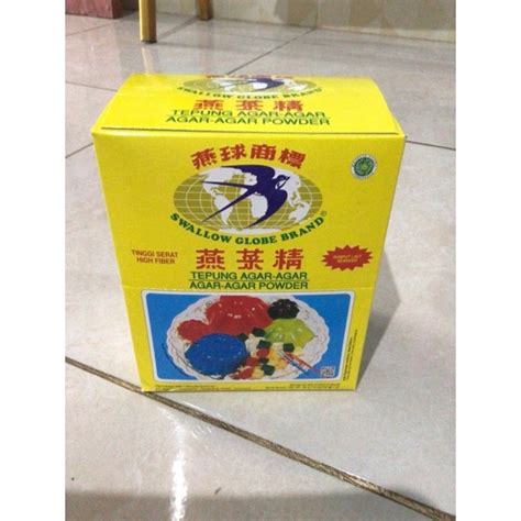 Jual 12 Saset 1box Agar Agar Swallow Shopee Indonesia