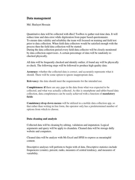 data management pdf data data collection