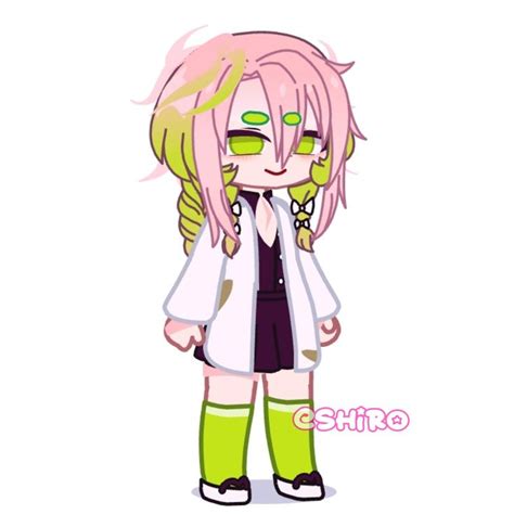 Gacha Cosplay Kny Shiro Demon Slayer Ideias Para Personagens