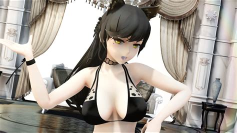 【mmd】水着の愛宕さんで A Ddiction 【アズールレーン】 Youtube