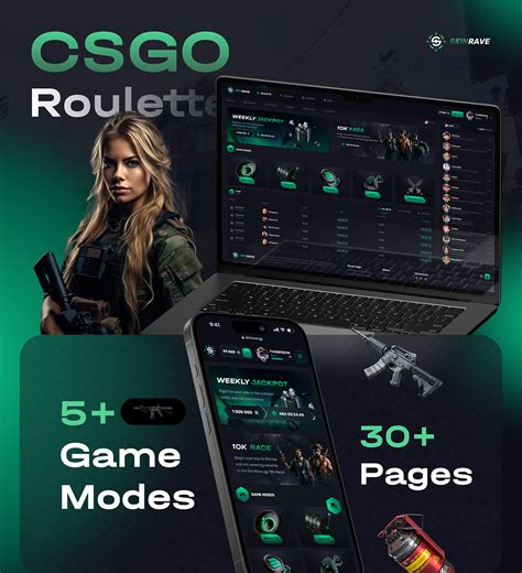 skinrave gg csgo roulette behance