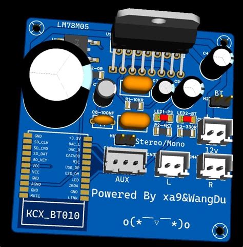Tda7379 Power Amplifier Kcx Bt Emitter Bt010 Xtronic