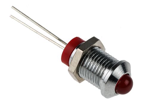 Rs Pro Red Panel Mount Indicator 2v Dc 8mm Mounting Hole Size Ip67 Rs