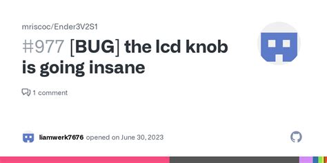 BUG The Lcd Knob Is Going Insane Issue 977 Mriscoc Ender3V2S1