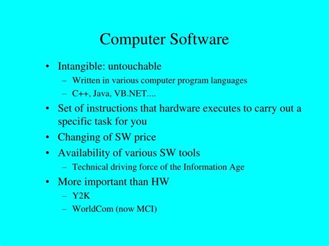 Ppt Computer Hardware And Software And Emerging Trend And Technologies Powerpoint Presentation