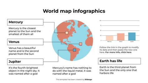 World Map Infographics Template