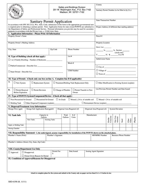 Sanitary Permit Sample Fill Out And Sign Online Dochub