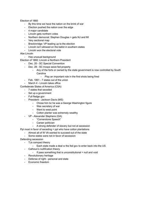 Us History Course Notes Hist 225 Us History Jmu Thinkswap