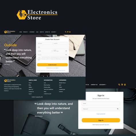 Electronics Store Html5 Responsive Template 272940