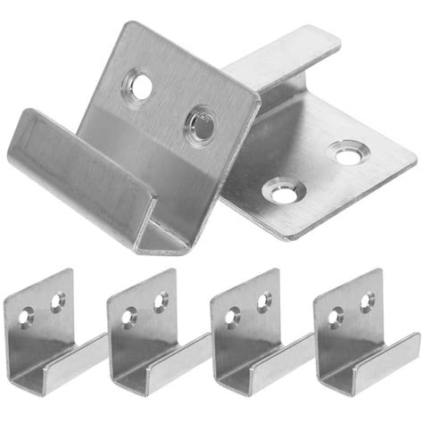 10 Pcs Tile Pendant Frameless Mirror Brackets For Hanging On Wall Plate