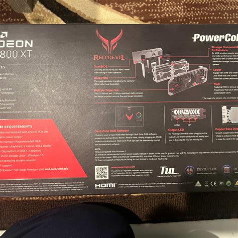 Powercolor Amd Radeon 6800 Xt Red Devil Overclocked Triple Fan 16gb Gddr6 Pcie 4 0 Graphics Card