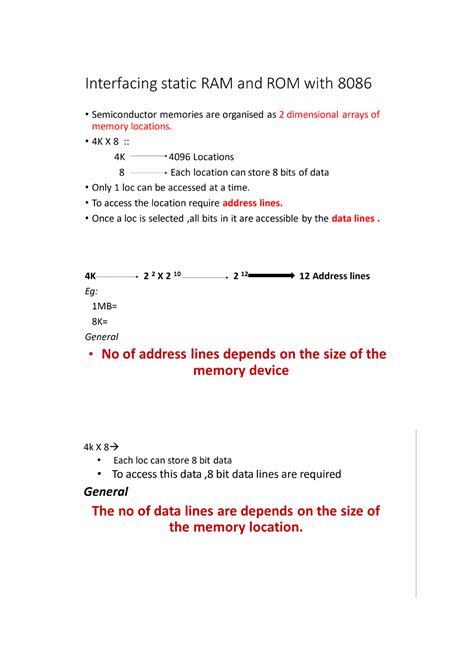 INTERFACING MEMORY WITH Btech Studocu INTERFACING MEMORY WITH Btech Studocu