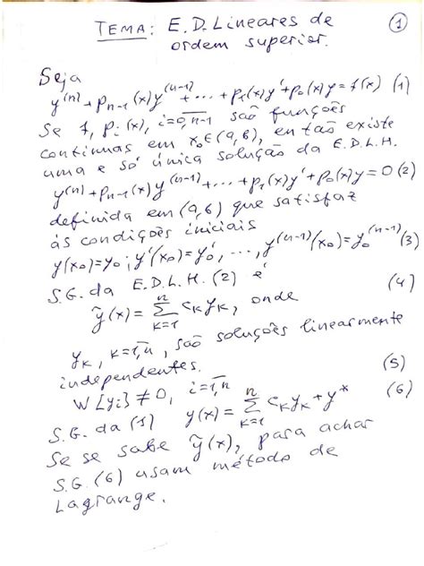 aula 08 eq dif lineares de ordem superior eq de euler and eq de