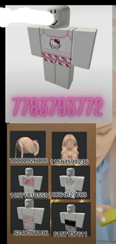 Roblox Kıyafet Kodları Hello Kitty Dövmeleri Kızlar Kıyafet