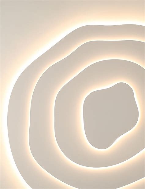 Minimalist Irregular Round Ceiling Lamp Special Shaped Led Lamp