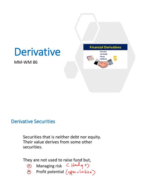 Derivative Pdf Option Finance Put Option