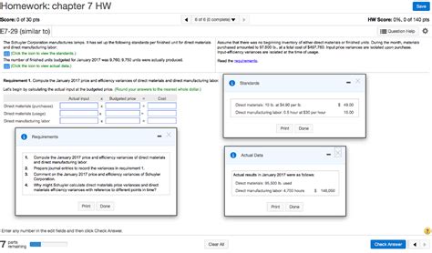 Solved Homework Chapter 7 Hw Score 0 Of 30 Pts E7 29